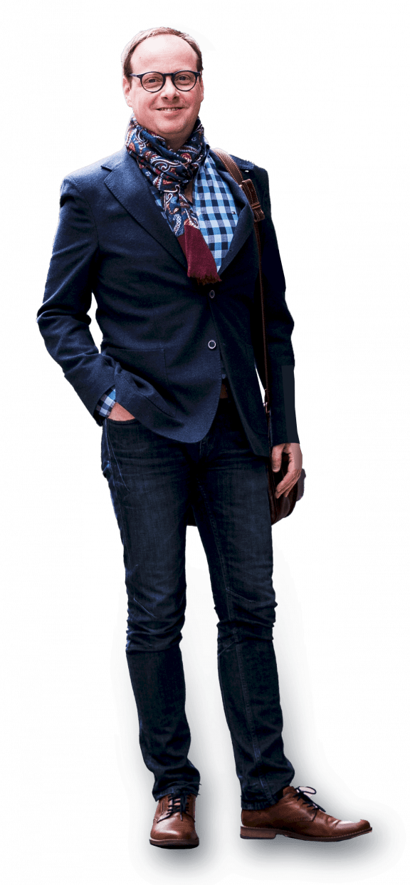 Chris De Groof : Cofondateur et expert en marketing.